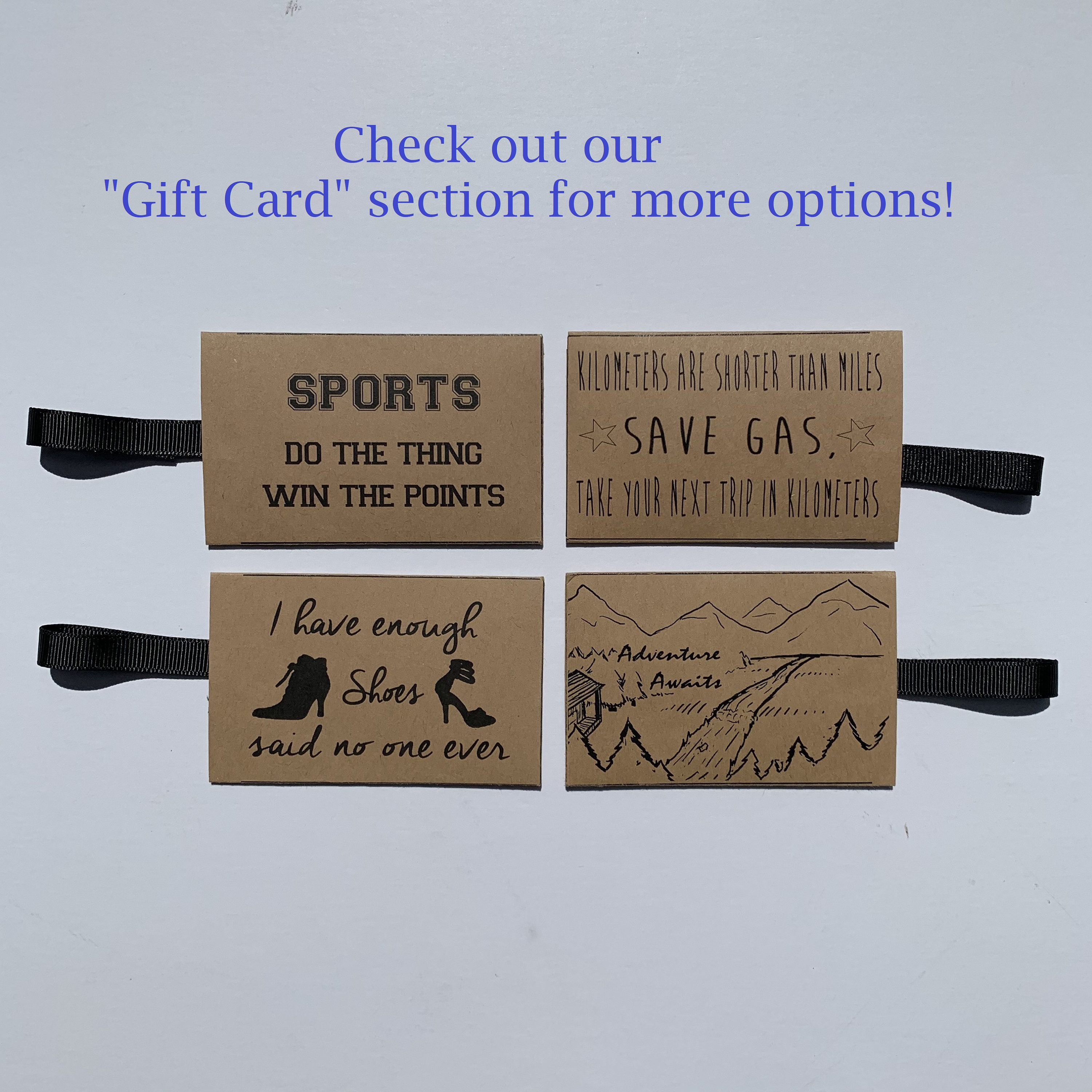 Sports Store Gift Card Holder - Etsy