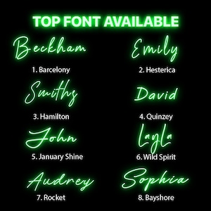 Custom LED Neon Name Sign: Personalized Bedroom Decor - Etsy