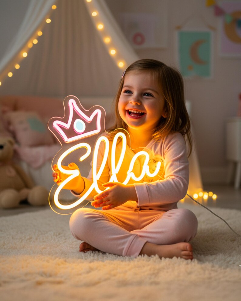 Best Custom Neon Light for Kids | Personalized Name Light | Bedroom or ...