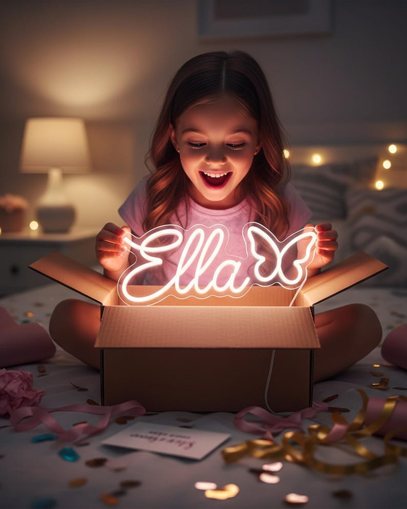 Best Custom Neon Light for Kids | Personalized Name Light | Bedroom or ...