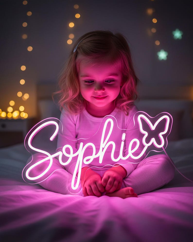 Best Custom Neon Light for Kids | Personalized Name Light | Bedroom or ...