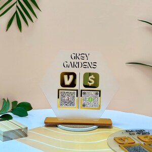 Custom QR Code Business Social Media Sign, Custom QR Code Sign ...