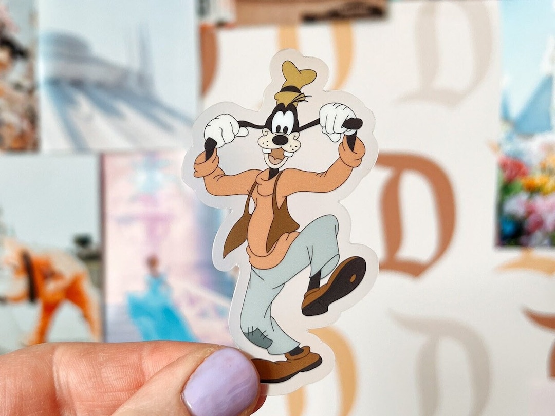Goofy Transparent Sticker Mickey Mouse, Minnie, Donald Duck, Goofy ...