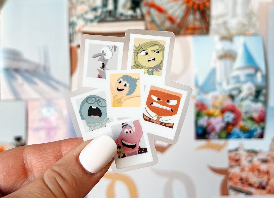 Inside Out Polaroid Transparent Sticker Inside Out Sticker - Etsy