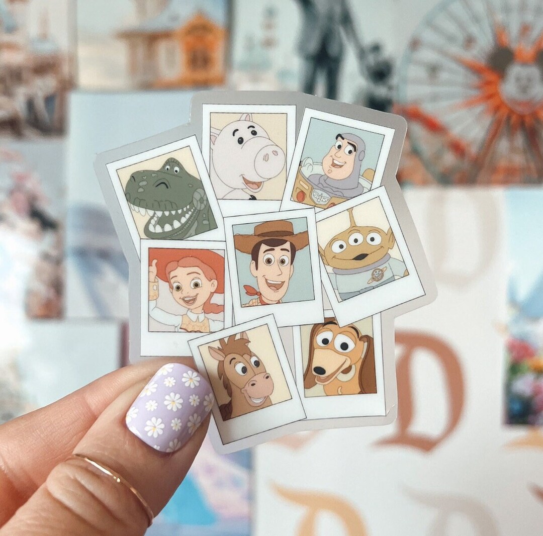 Toy Story Polaroid Transparent Sticker Toy Story Sticker, Toy Story ...