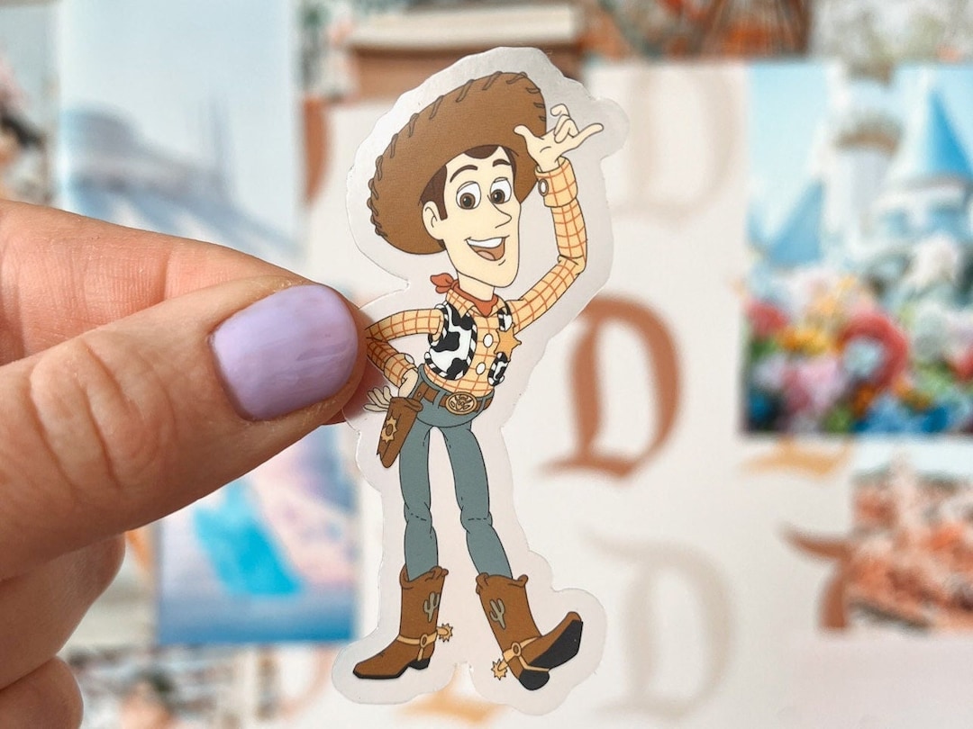 Sheriff Woody Transparent Sticker Toy Story Sticker, Toy Story Decal ...