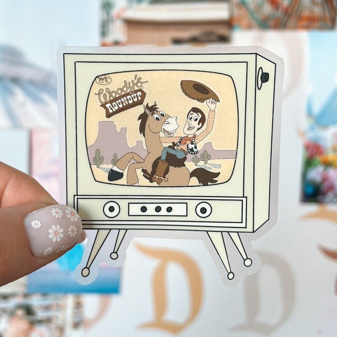 Woody's Roundup Transparent Sticker Toy Story Sticker, Toy Story Decal ...