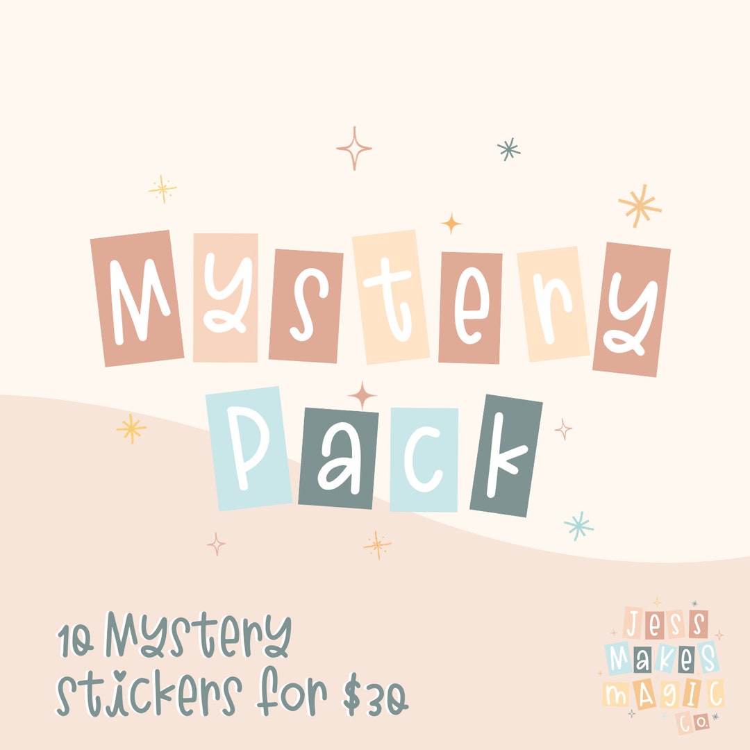 Mystery Pack - 10 Random Stickers From the JMMCO Shop - Etsy
