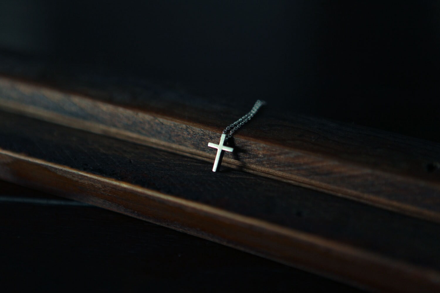 Agape Cross Necklace Sterling Silver Cross Necklace Sterling - Etsy UK