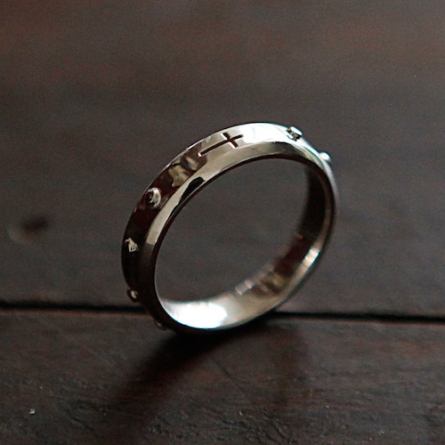 Johannes Rosary Ring Sterling Silver Catholic Rosary Ring - Etsy