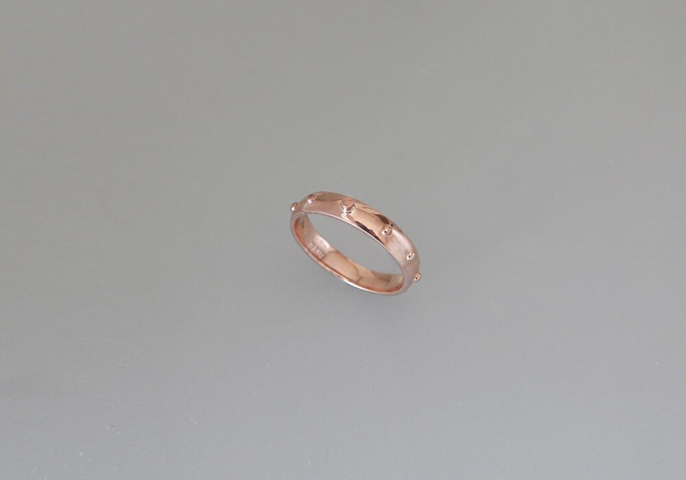 Michael Rosary Ring Basic Rosary Ring 14K 18K Gold Ring | Etsy