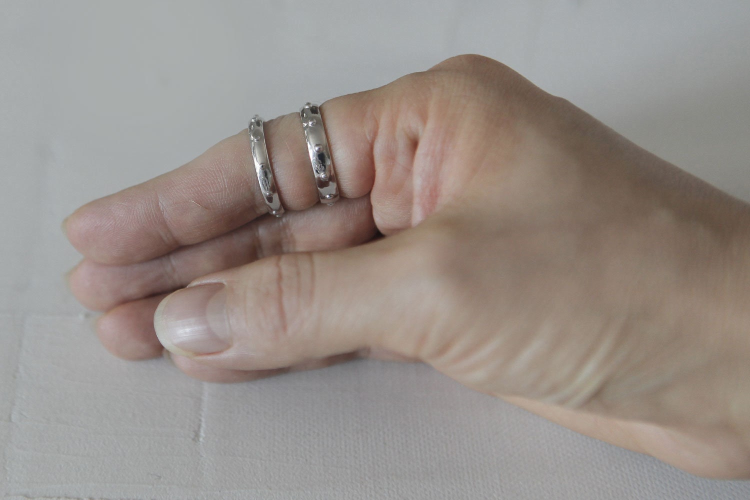 Michael Rosary Ring Basic Rosary Ring Sterling Silver Ring | Etsy