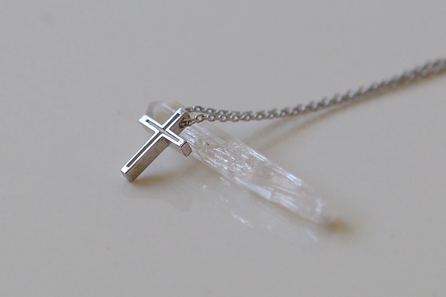 Agape Cross Necklace Sterling Silver Cross Necklace Sterling - Etsy