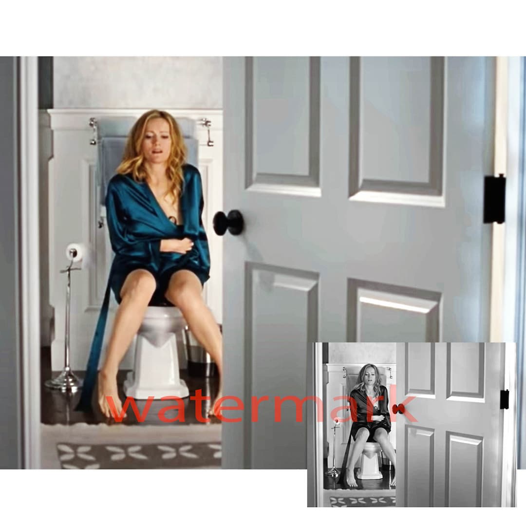 The Change-up Movie Poster Leslie Mann Print Funny Bathroom Comedy Toilet Scene Movie Photo ...