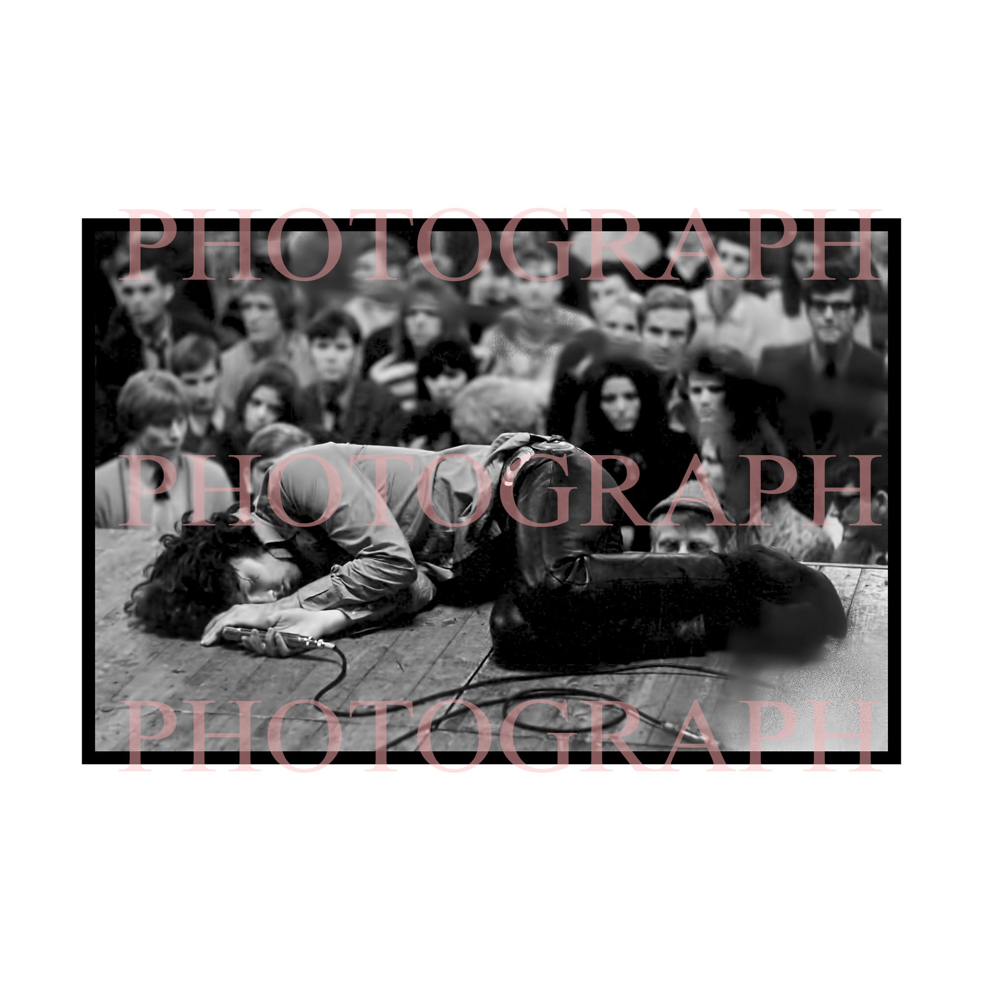 Jim Morrison Laying On Stage