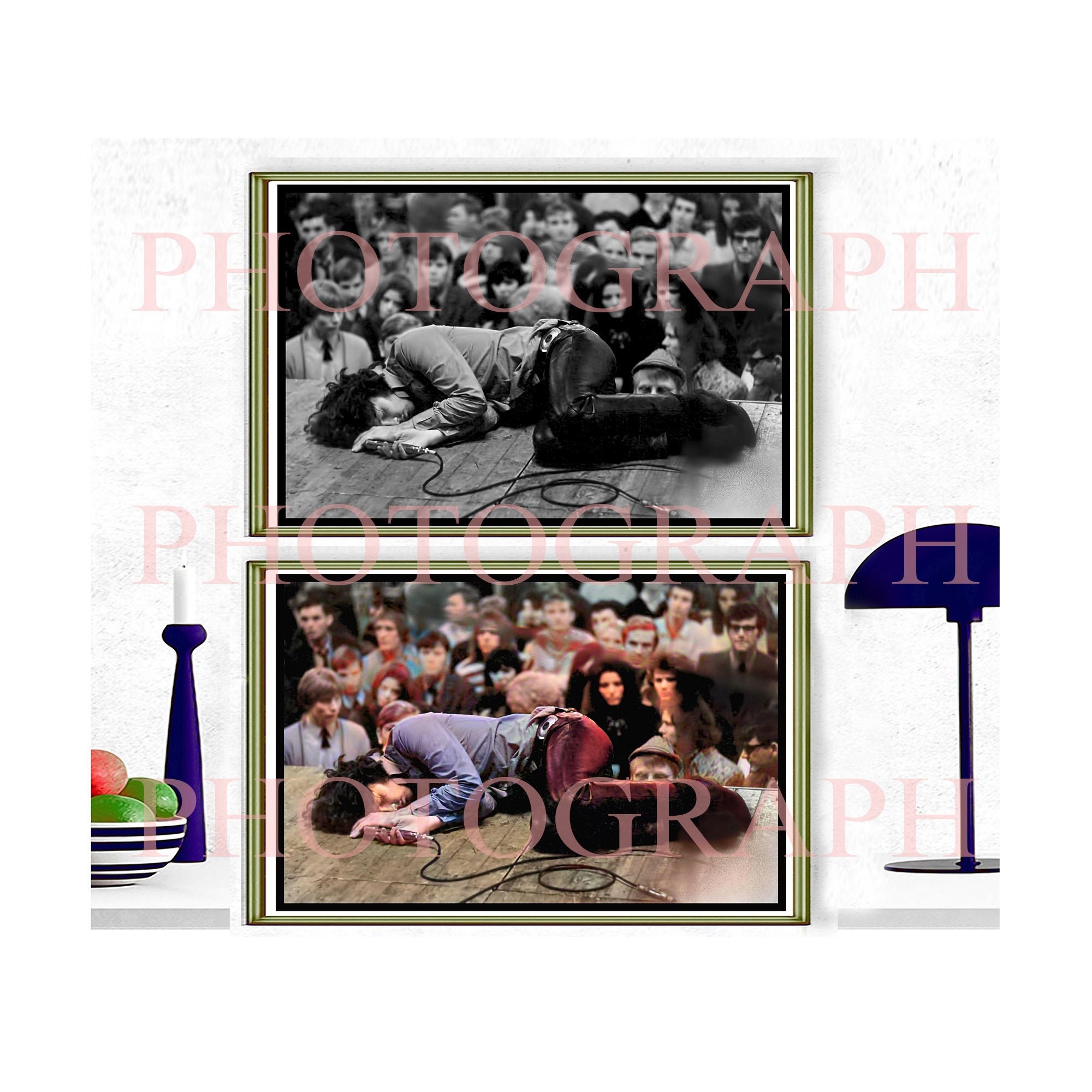 Jim Morrison Laying On Stage