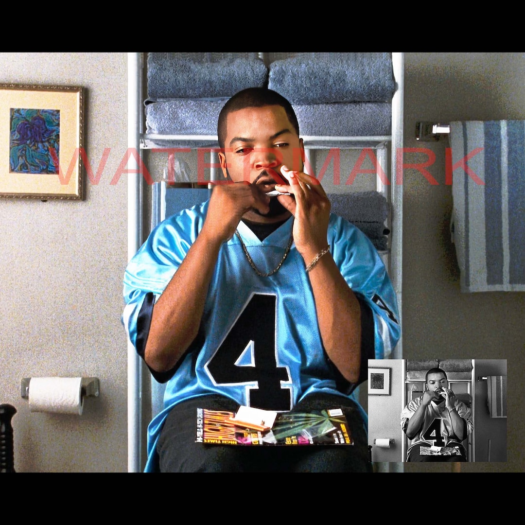 Ice Cube Next Friday Movie Still Print Funny Craig Jones Bathroom ...