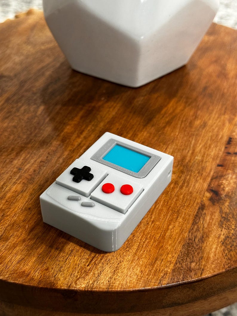 Mini Retro Handheld Console Fidget Toy | 3D Printed Gamer Stress ...
