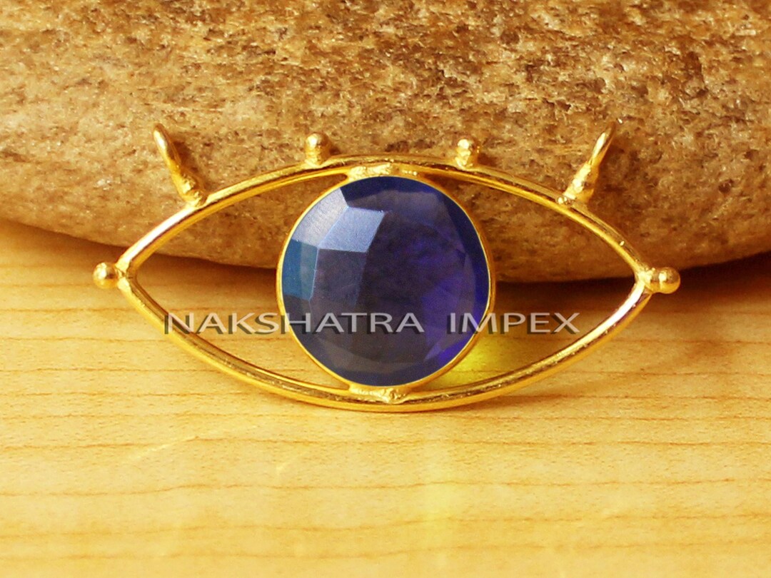 Amethyst Hydro Quartz Round Checker Cut Gemstone Marquise Evil Eye Fine ...
