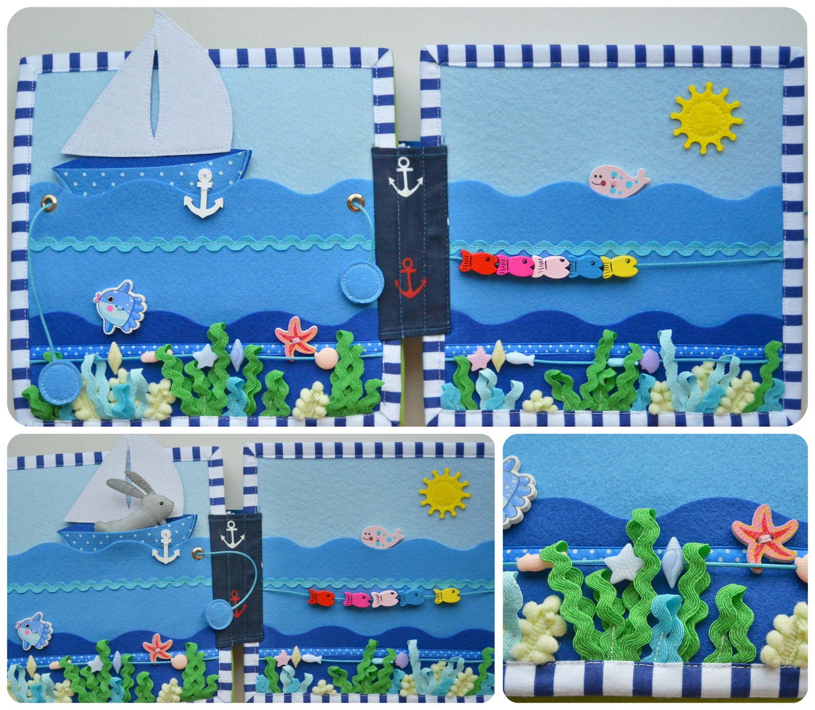 Personalised Quiet Book Fabric Busy Book Educational - Etsy