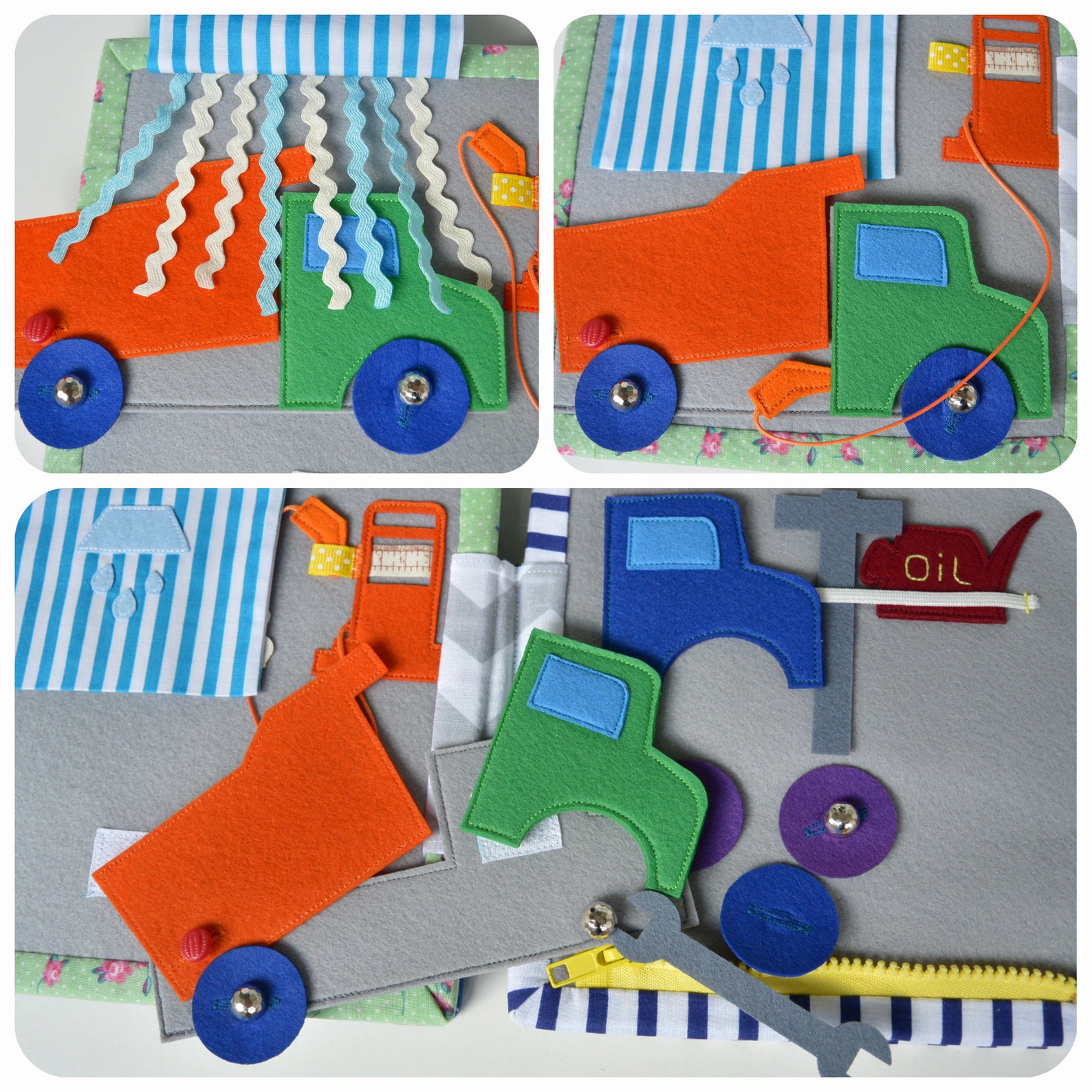 Personalised Quiet Book Fabric Busy Book Educational - Etsy