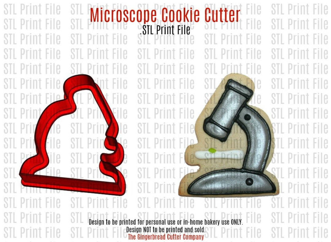 Microscope Cookie Cutter .stl Print File - Etsy