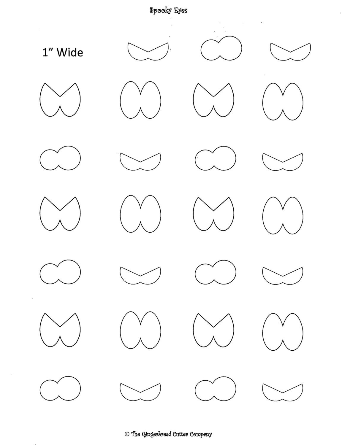 Spooky Eyes Printables