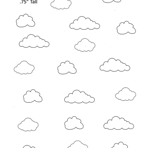 Dog Paw Royal Icing Transfer Template - Etsy