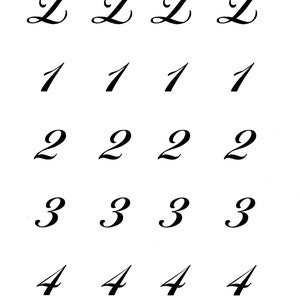 Alphabet Royal Icing Transfer Template - Liffey Script (uppercase Only ...