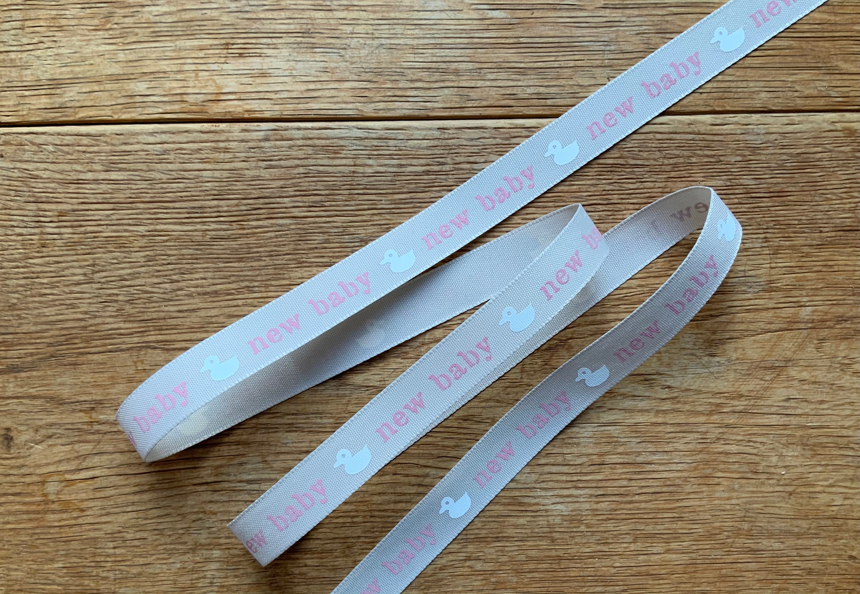 Baby Ribbon Girl Pink - Etsy UK