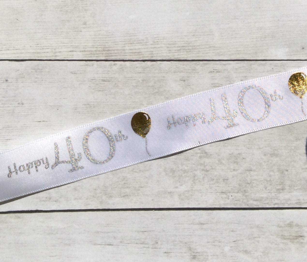 40th Birthday Anniversary Celebration Ribbon - Etsy UK