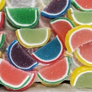 Bayside Candy Old Fashioned Gourmet Assorted Fruit Slices - Jelly ...