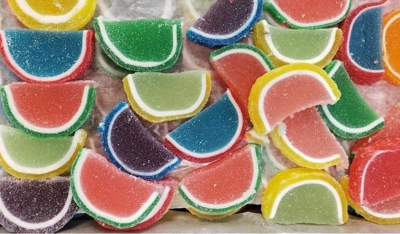 Bayside Candy Old Fashioned Gourmet Assorted Fruit Slices - Jelly ...