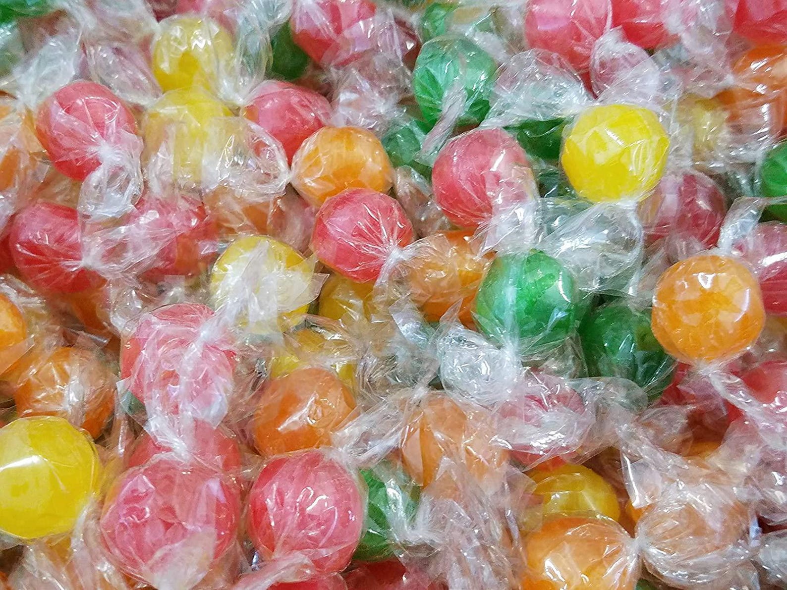 Bayside Candy Sour Balls | Bulk Hard Candy Wrapped | Tangy Fruit Sour ...