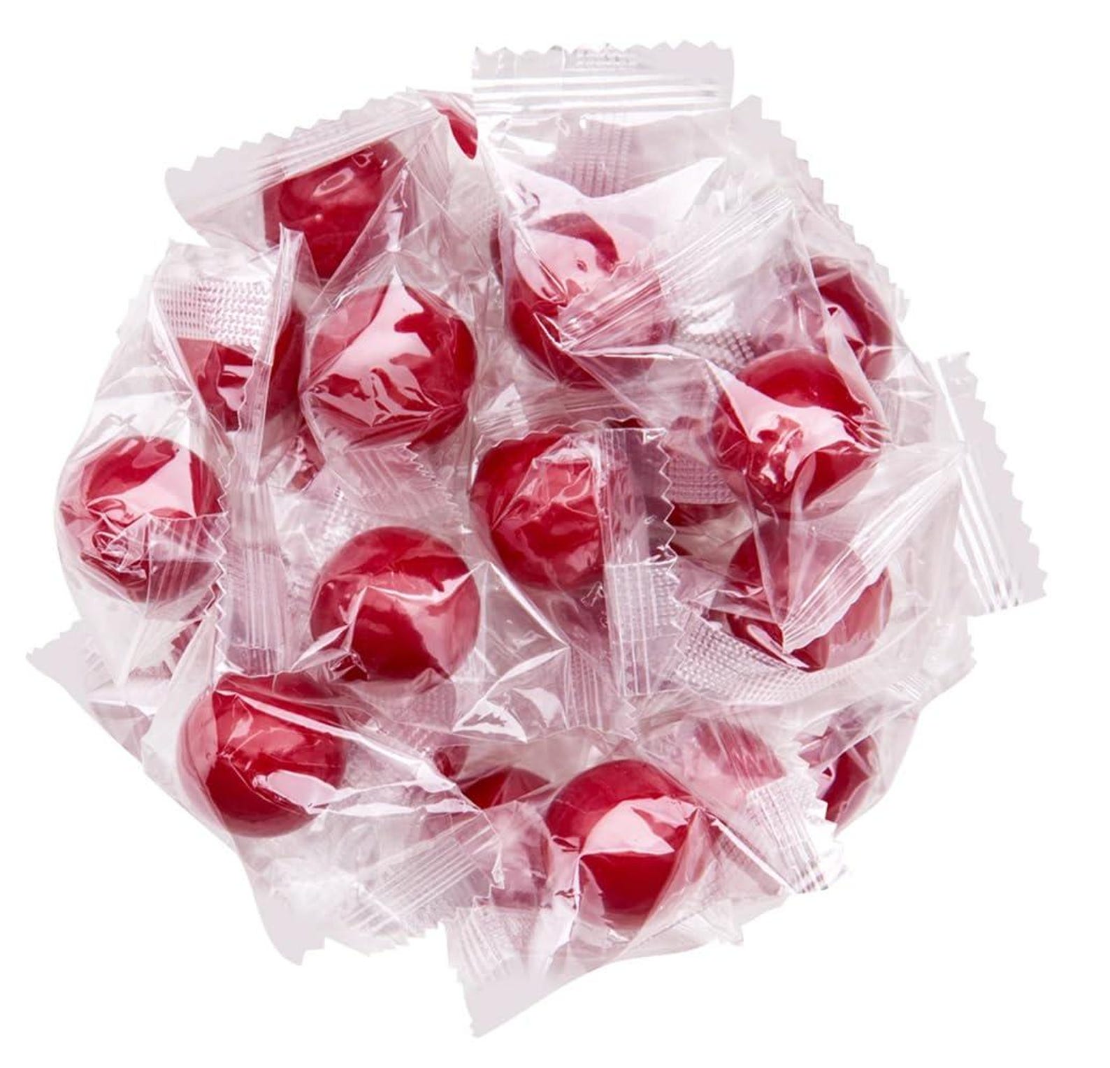 Bayside Candy Fire Balls Wrapped Bulk | Cinnamon Flavored Hard Candy ...