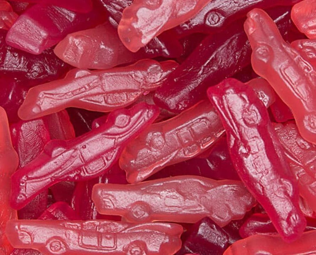Bayside Candy Gummy Pink Cars Candy - Candy Cars - Cadillac Gummies - Etsy