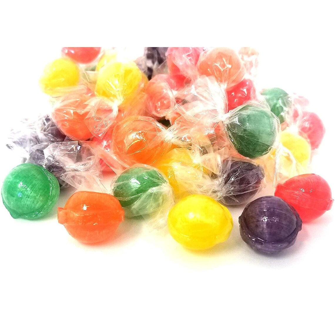 Bayside Candy Sour Balls | Bulk Hard Candy Wrapped | Tangy Fruit Sour ...