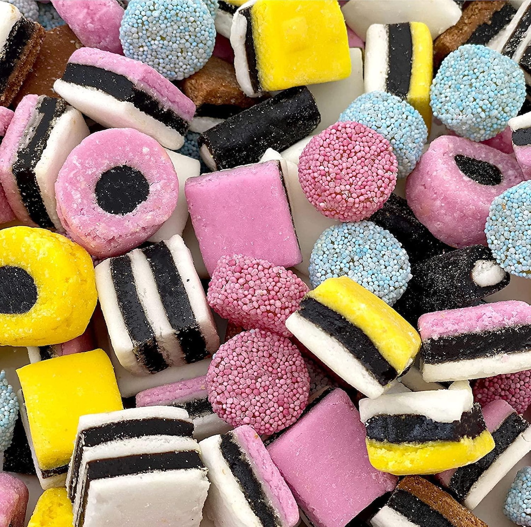 Bayside Candy English Licorice Allsorts Candy, Assorted Flavors - Etsy