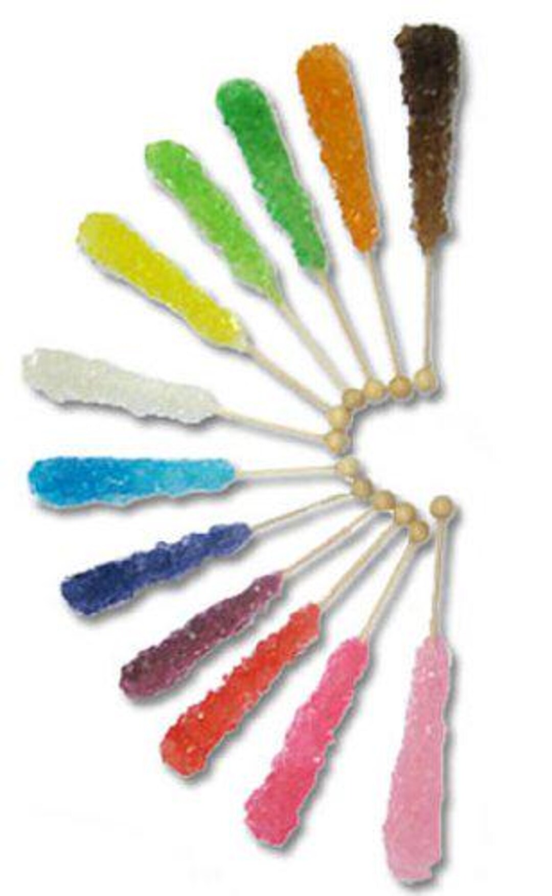 Rock Candy Sticks Assorted wrapped60 Sticks - Etsy