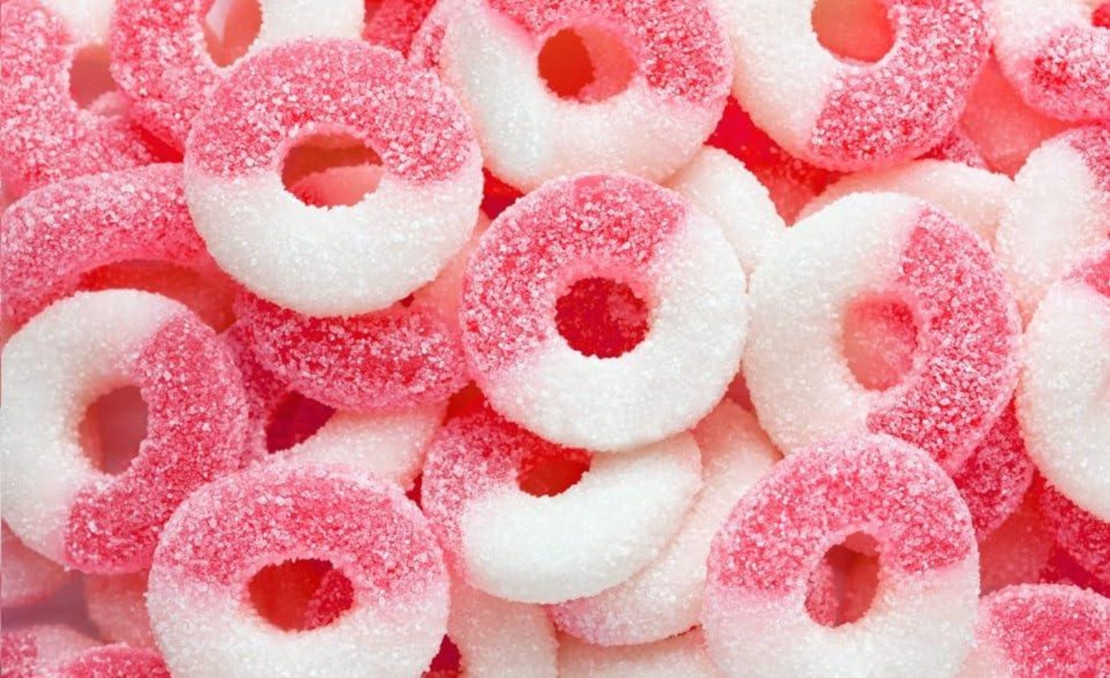 Bayside Candy Gummy Watermelon Rings - Sweet & Sour Gummy Candy - Etsy