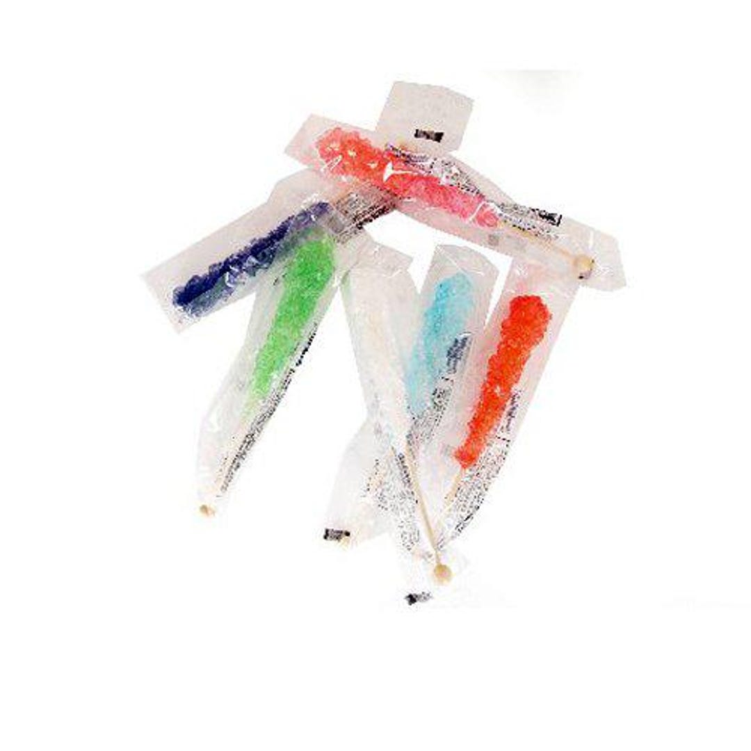 Rock Candy-crystal Sticks Assorted - 20 Unit Pack - Etsy