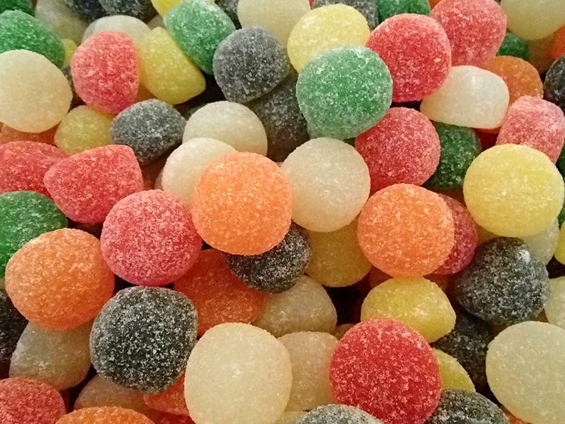 Bayside Candy Assorted Giant Gum Drops | Large Gumdrops Jelly Candy - Etsy