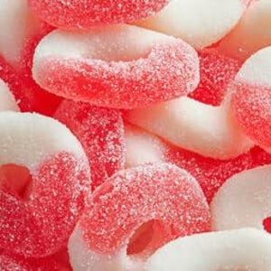 Bayside Candy Gummy Watermelon Rings - Sweet & Sour Gummy Candy - Etsy