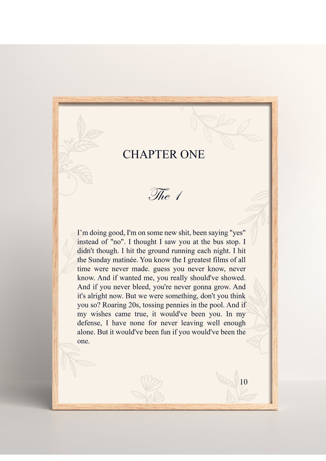 Folklore Album Lyric Poster - DIGITAL DOWNLOAD! Album Art - Wall Decor ...