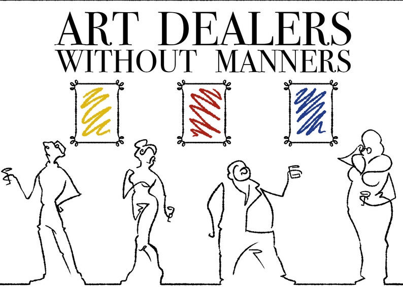 Art Dealers Without Manners - Etsy