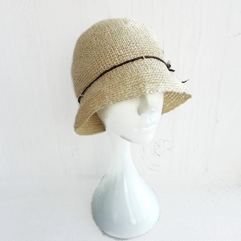 Straw Cloche Hat Women Summer Straw Hat Cloche Hat Summer - Etsy