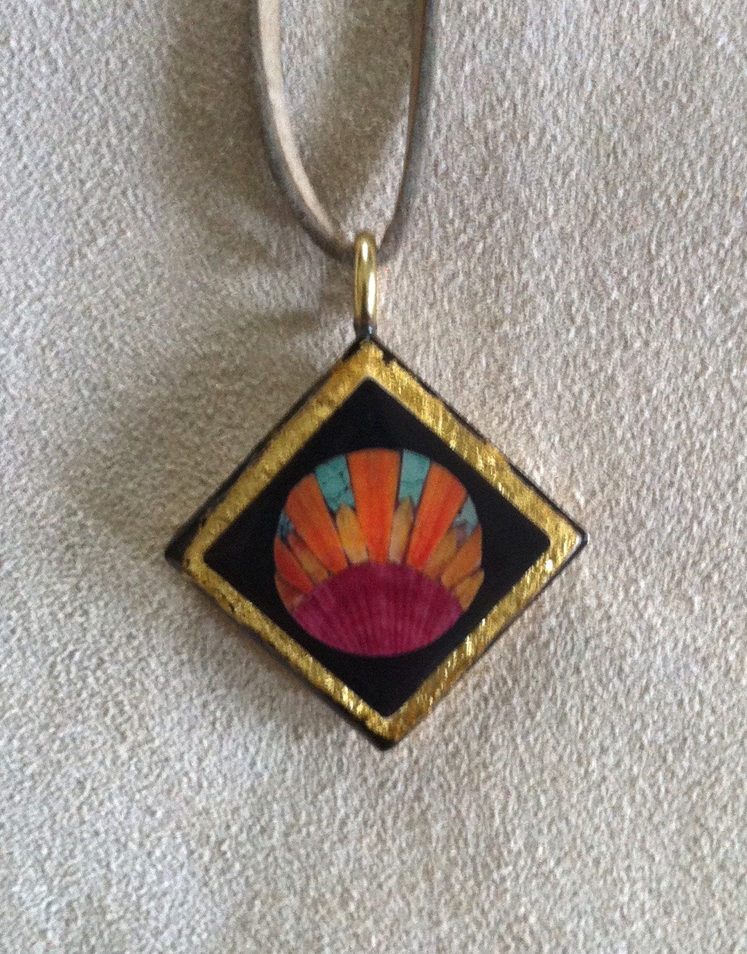 Sunrise Pendant - Etsy