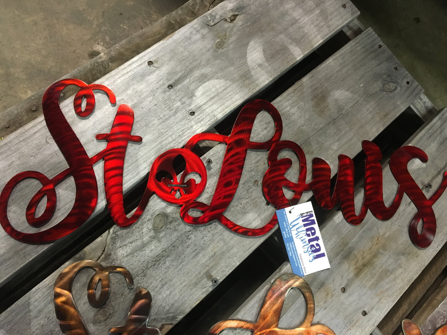 St. Louis Metal Wall Sign 16, 20, or 24 Inch Long - Etsy