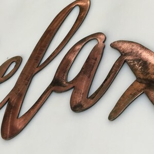 Relax Metal Wall Sign 8 Inch to 12 Inch Long - Etsy
