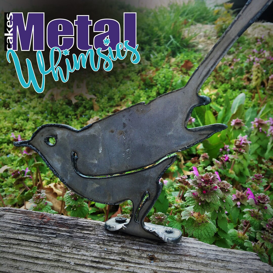 Metal Bird Yard Art "wren" - Etsy